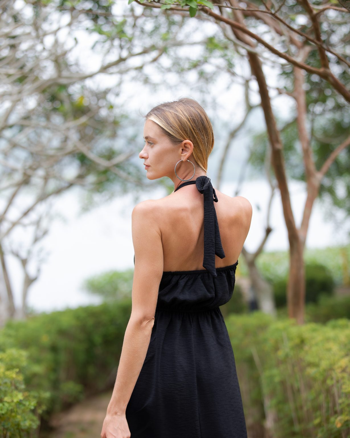 Open Back Halter Neck Dress – Mostra Online Clothing Store