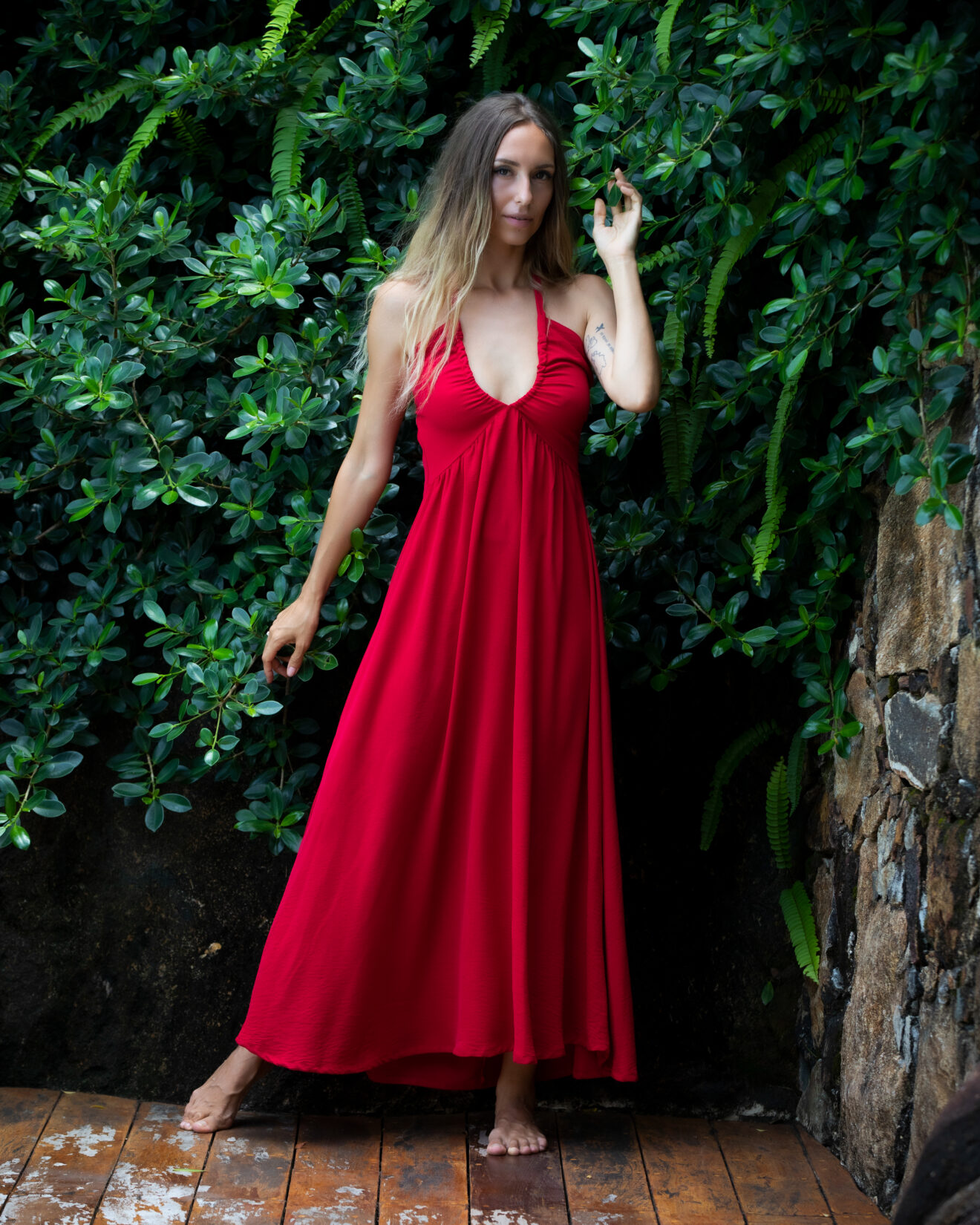 Open Back Halter Neck Dress – Mostra Online Clothing Store